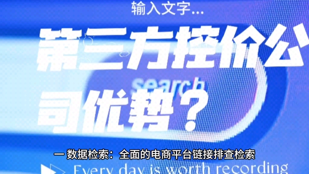 第三方控价公司有那些优势