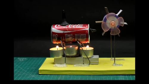 如何用易拉罐制作迷你蒸汽机模型