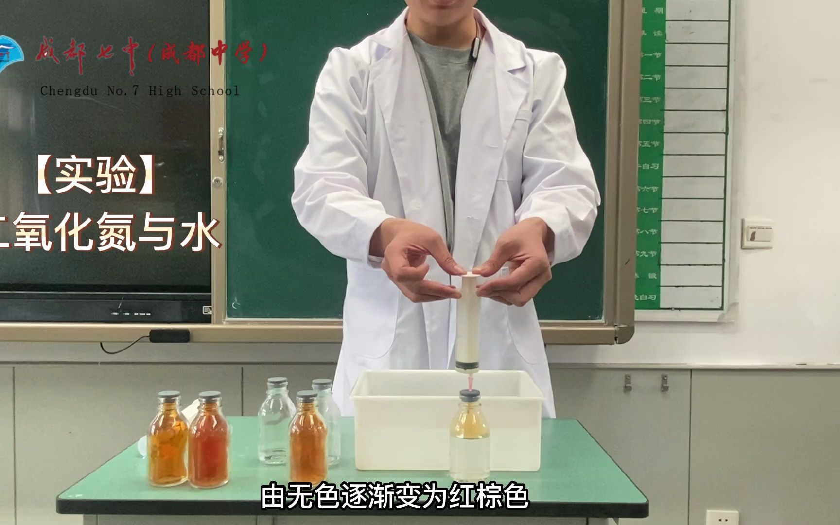 实验:二氧化氮与水
