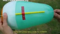 变废为宝科学实验之空气实验-火箭气球