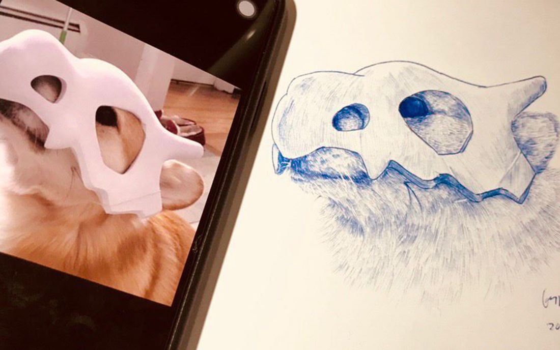 【圆珠笔画】用圆珠笔画一只可拉可拉(雾