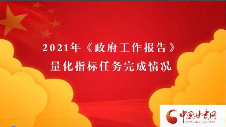 微动画|2021年《政府工作报告》量化指标任务完成情况