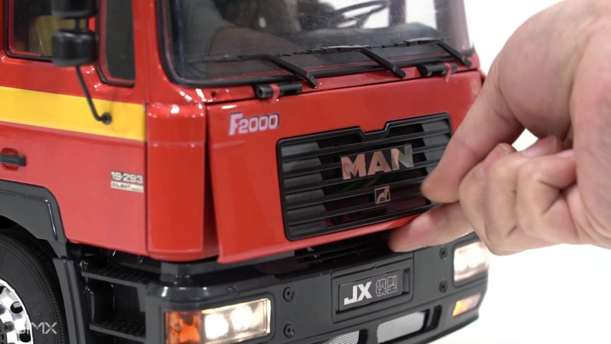 MAN F2000 1/14比例全金属遥控卡车模型,圆你一个运载梦