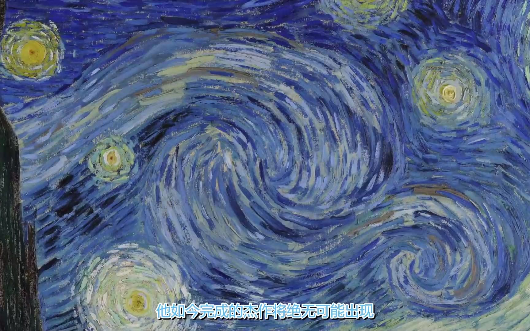 世界名画解说之一:印象派梵高“星空”