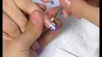 美甲教程_美甲点钻教程