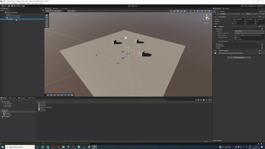 将 Maya 相机动画作为 fbx 导出到 Unity!