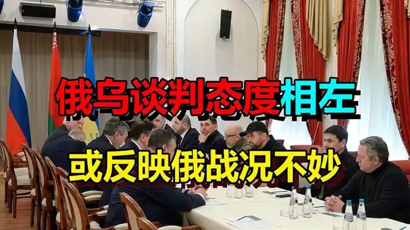 俄乌谈判问题观点相左,或反映俄战场状况不妙,情况到底如何?