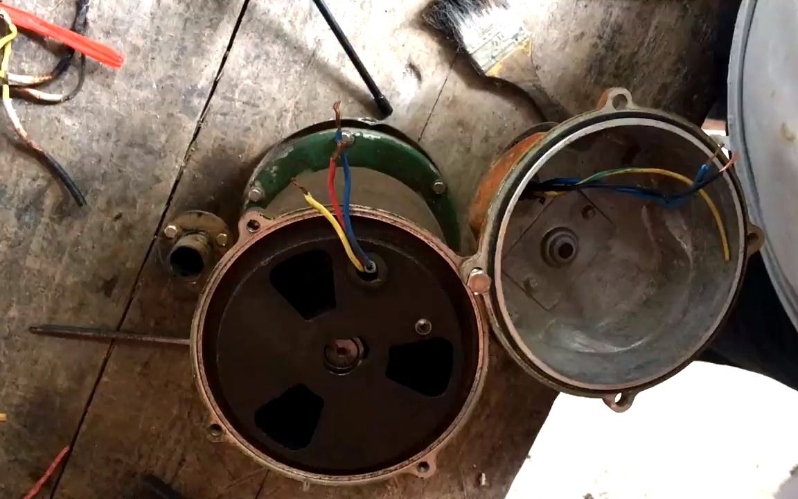 引出三根线的单相水泵如何接电源线和电容,不会的电工赶紧学习吧
