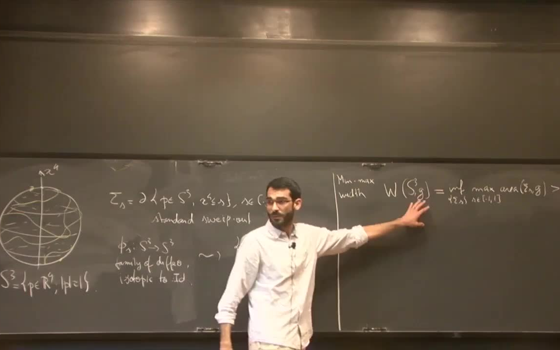 Lucas Ambrozio:The min-max width of unit volume three-spheres