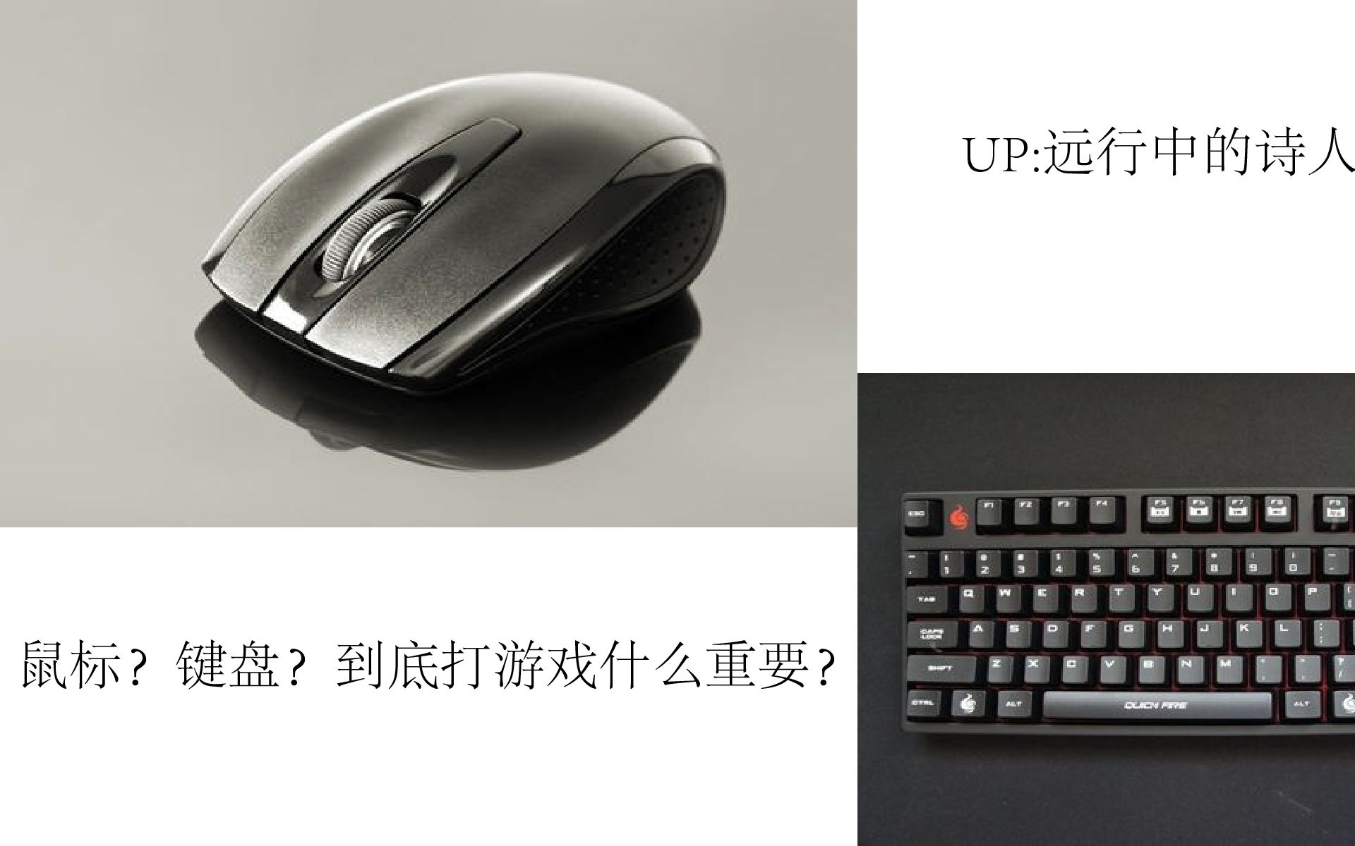 鼠标?键盘?到底什么重要?