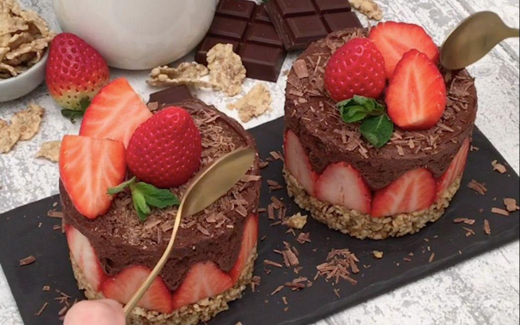 【Chefclub】低糖巧克力慕斯杯:不用模具,不用烤箱,你还有什么借口不...