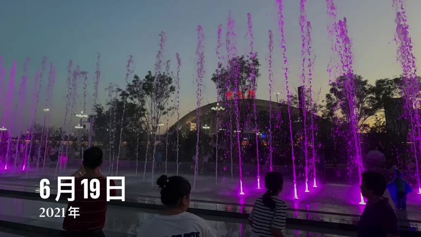 #音乐喷泉水景灯光秀 #音乐喷泉 #喷泉⛲ #喷泉水景