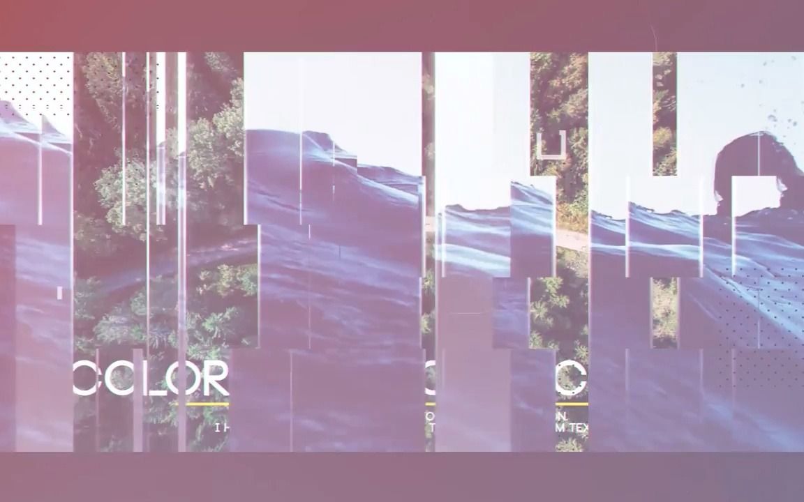 10个炫酷立体开场动画AE模板