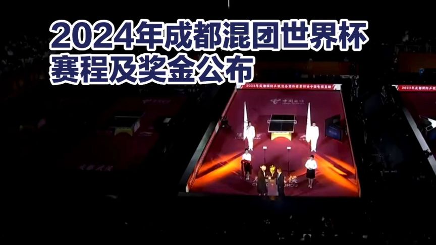 2024年成都混团世界杯赛程及奖金公布