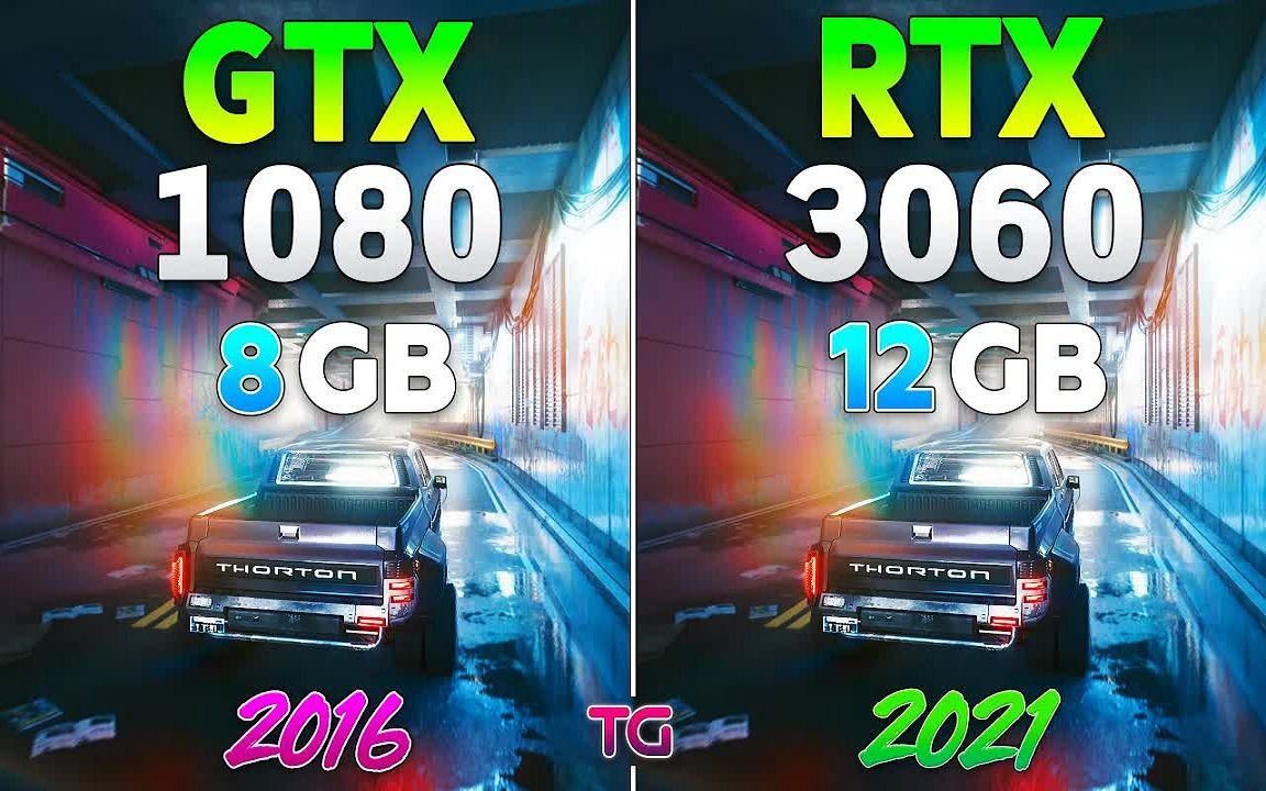GTX 1080 vs RTX 3060 — 他们之间的差距有多大,10款游戏对比测试