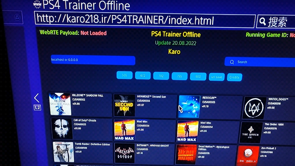 ps4 折腾版金手指