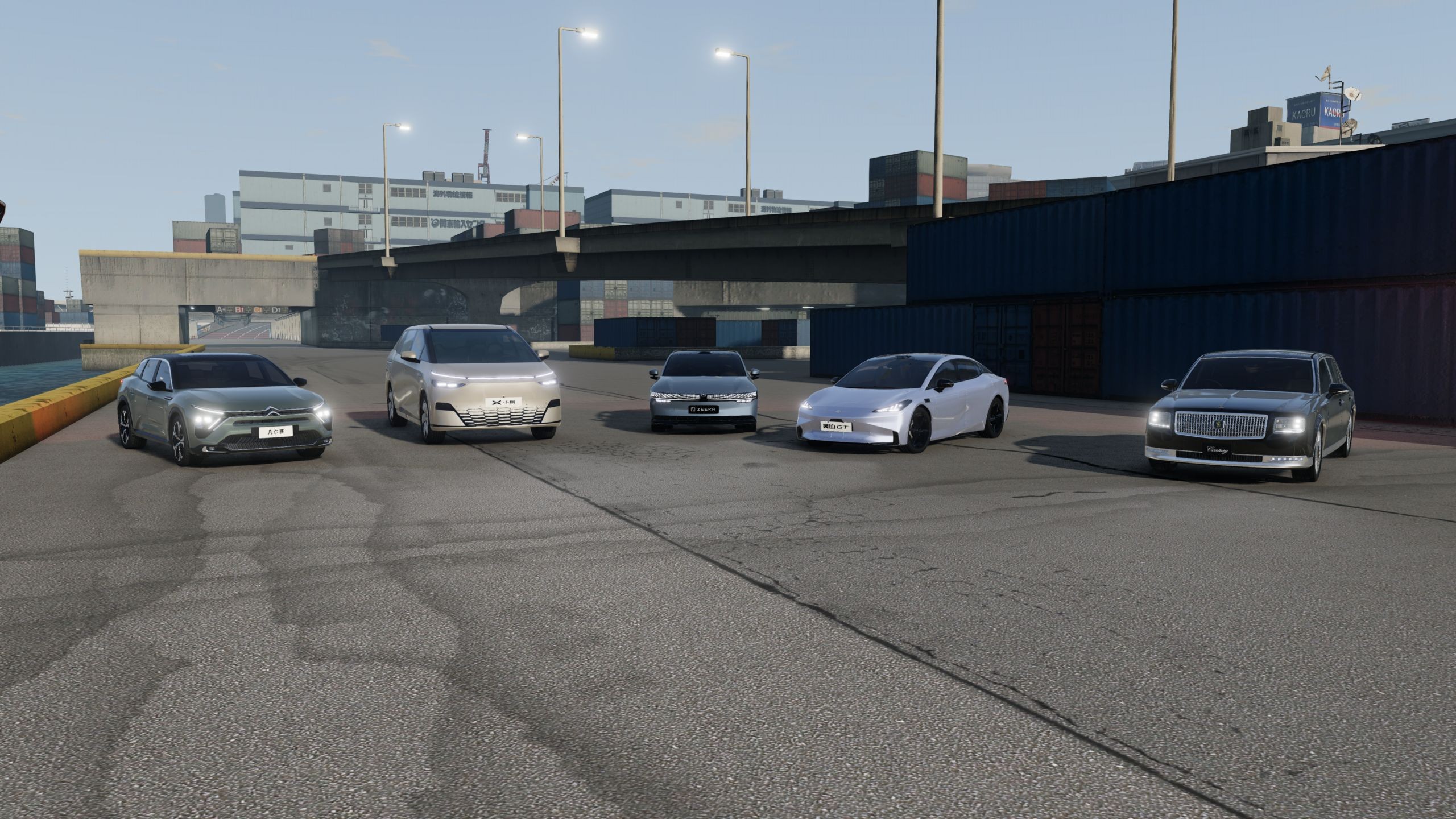 [BeamNG]5个自制车辆模组简单展示及分享