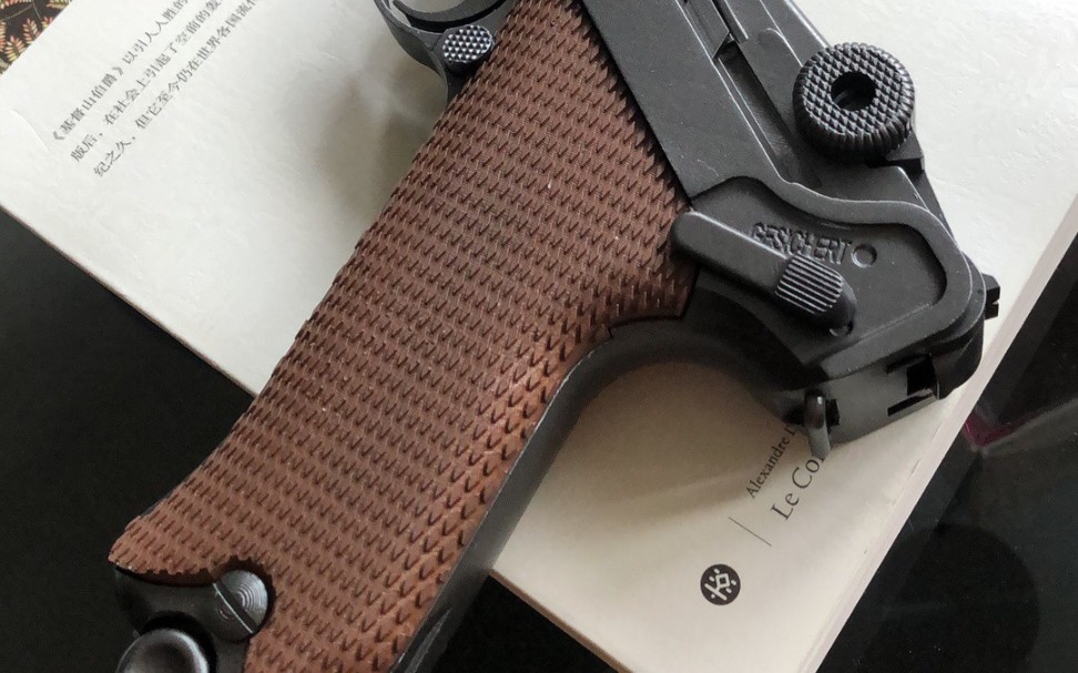 3d打印光固化树脂玩具模型,二战鲁格P08手枪模型,一代经典,一代传奇