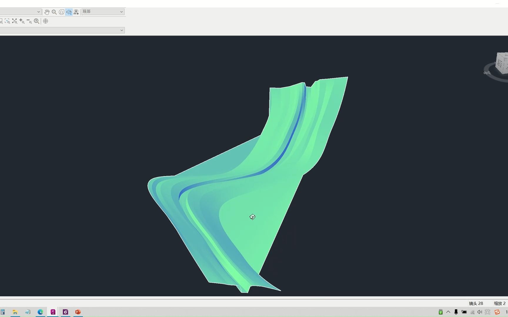 civil3d优化只有横断面测量数据地形图的方法