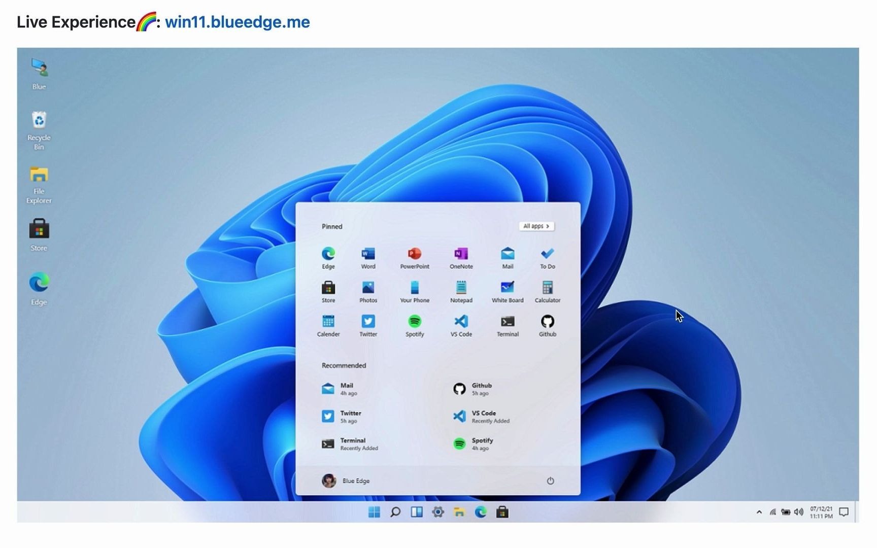 开源推荐!一款基于react实现的web端win11系统桌面