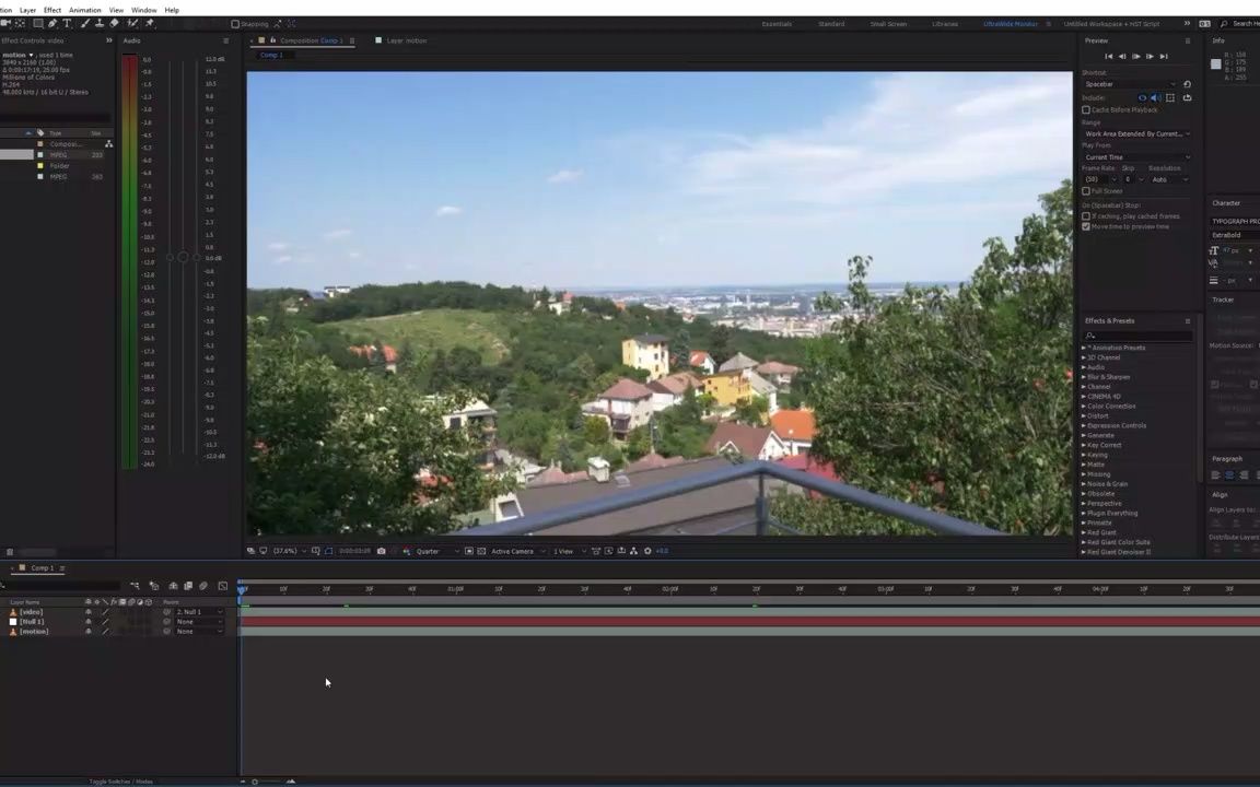 【AE教学】如何在AE中模拟手持式相机移动