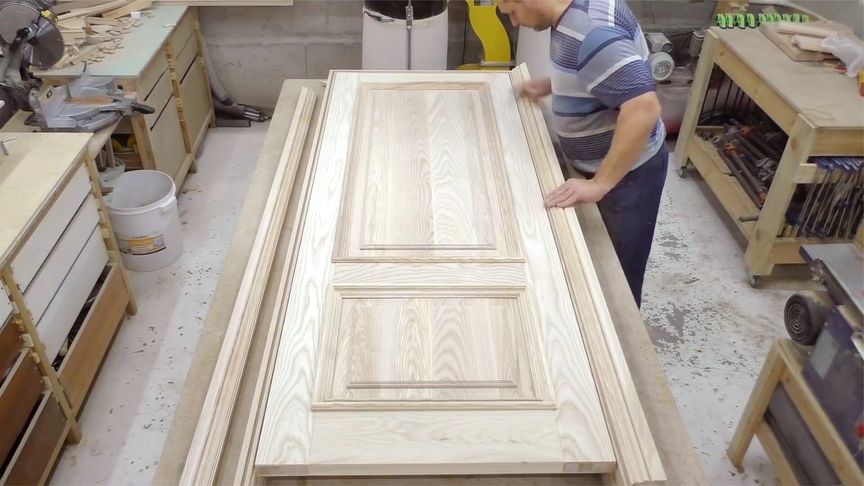 做一扇白蜡木实木门,原始朴素又高端大气上档次