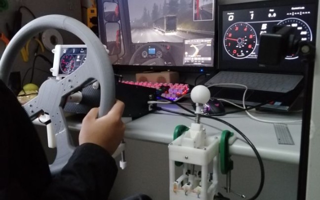 [arduino方向盘]欧洲卡车模拟2