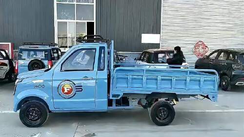 老头乐终结者!这辆低速电动四轮皮卡,能拉货能代步太实用了