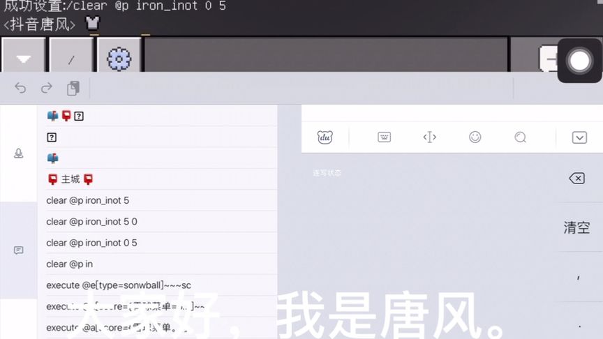 我的世界特殊的符号