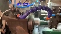 全自动数控车床-18异型件打深孔攻牙一次成型全自动数控车床