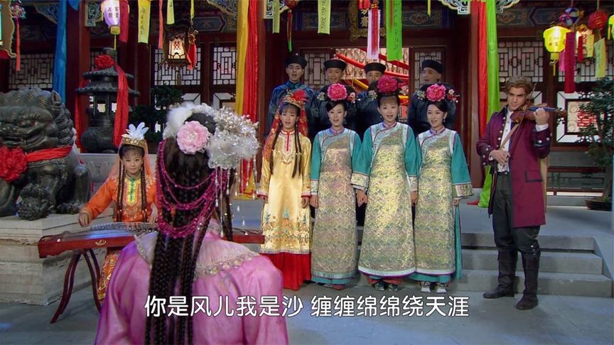 还珠格格:永琪欣荣大婚,新郎却没有一点高兴,居然还差点摔下马