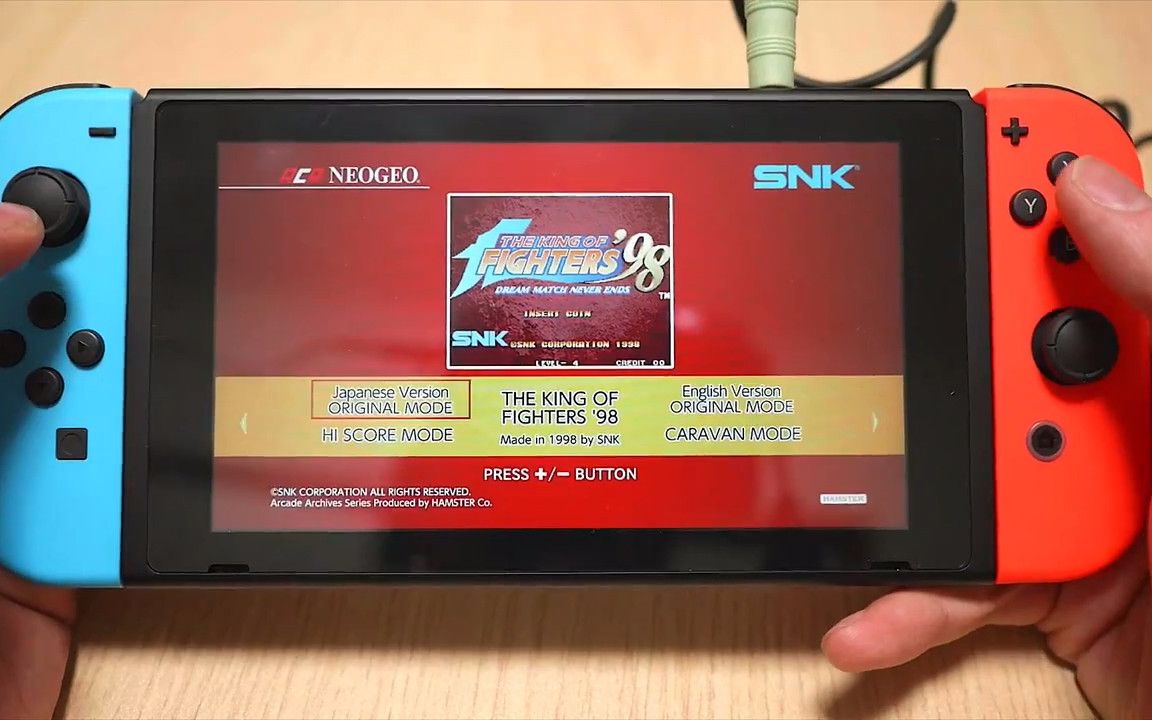 【Youtube搬运】任天堂Switch上体验拳皇98