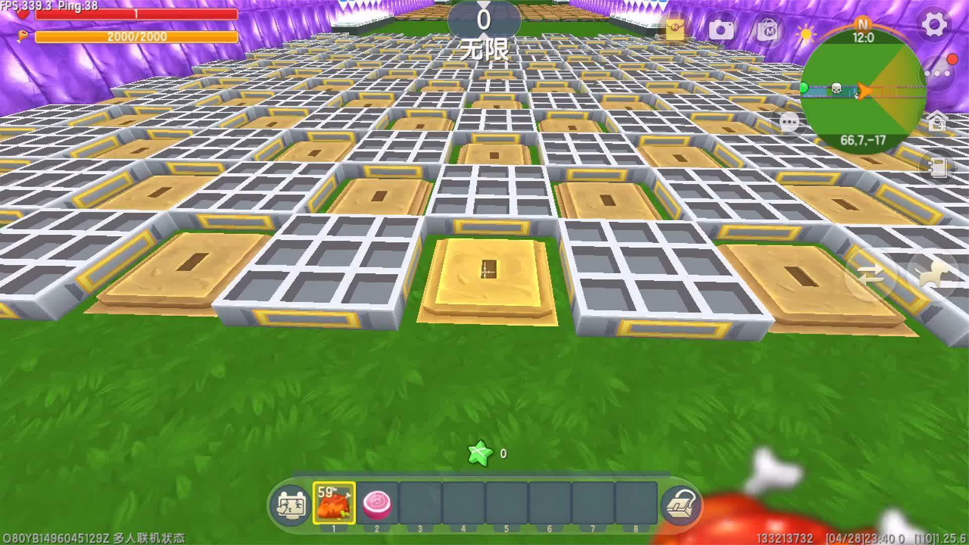 迷你世界:主播通关都得哭的一滴血跑酷,半仙确实哭了~