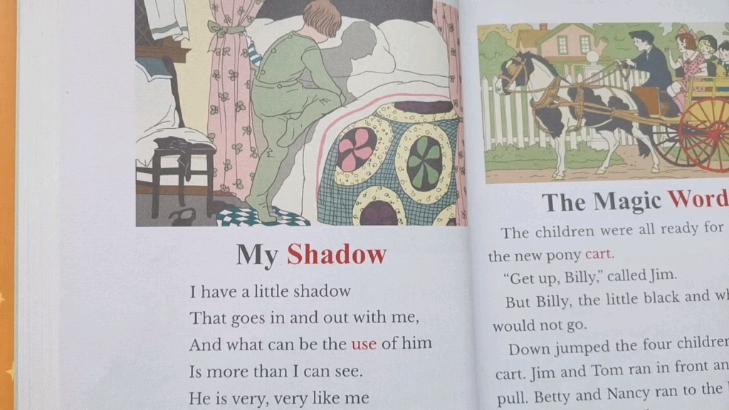 美国小学英语2A-英文故事(诗歌)My Shadow 我的影子