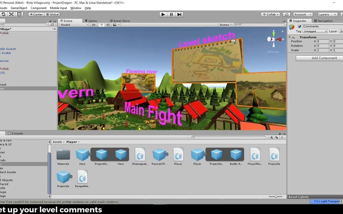 Unity中RPG角色扮演游戏制作核心技术视频教程第一季