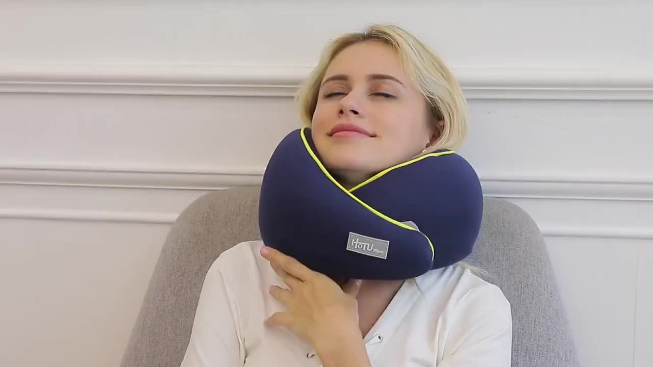 u型枕护颈枕便携旅行护脖子颈椎靠枕记忆棉u形枕头颈枕头枕飞机枕(u...