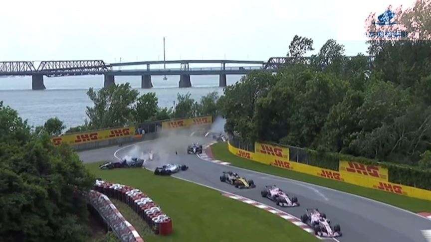 F1赛车撞车合集,看的心惊胆战,胆小误入。