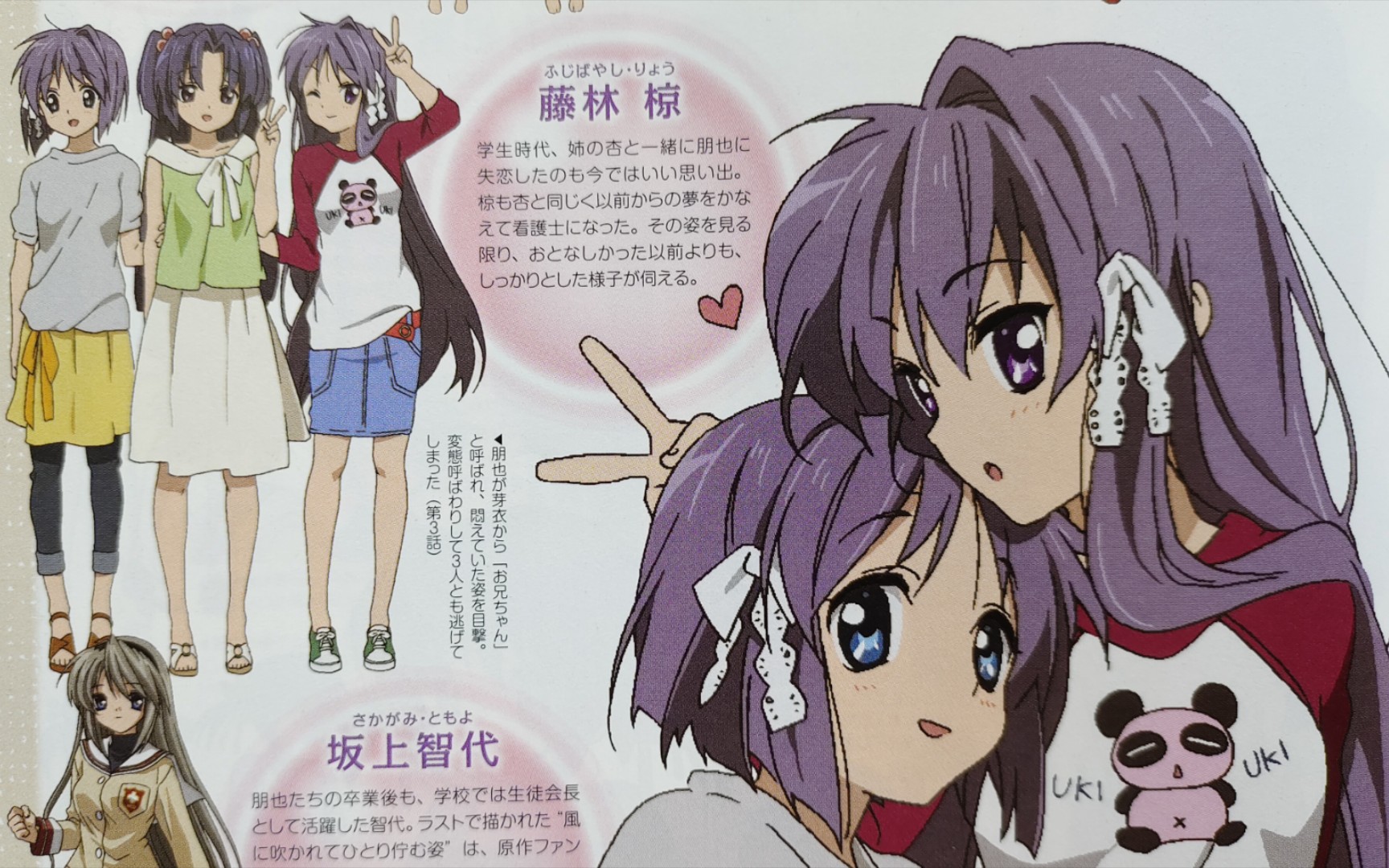 画师“池田和美”:动画《CLANNAD 〜AFTER STORY〜》人物设定