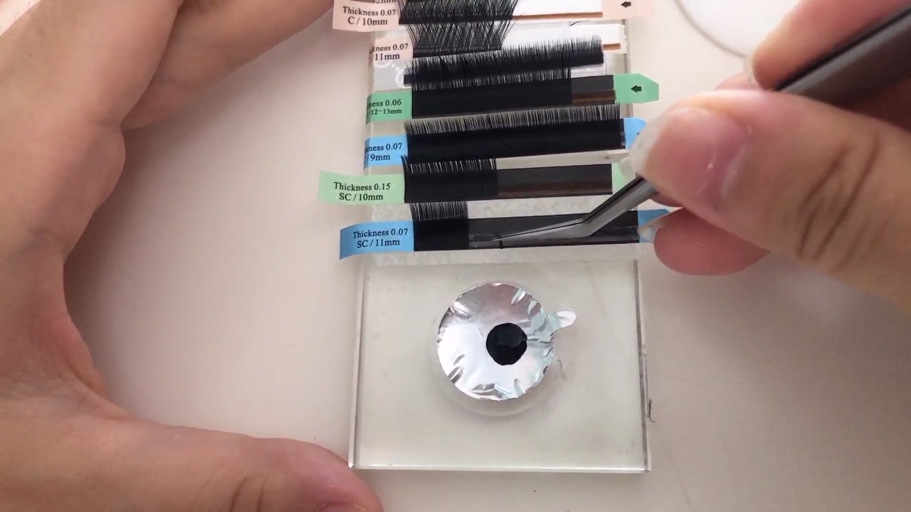 美睫新手教程,美睫常用三种镊子的使用手法讲解