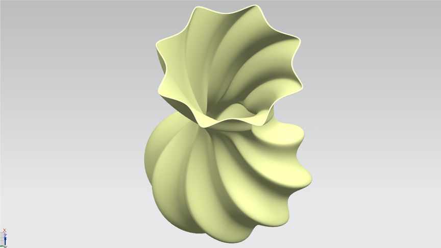 UG 建模 100 例 漂亮花瓶