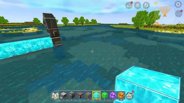 迷你世界边做边玩,召唤深海BOSS卫士