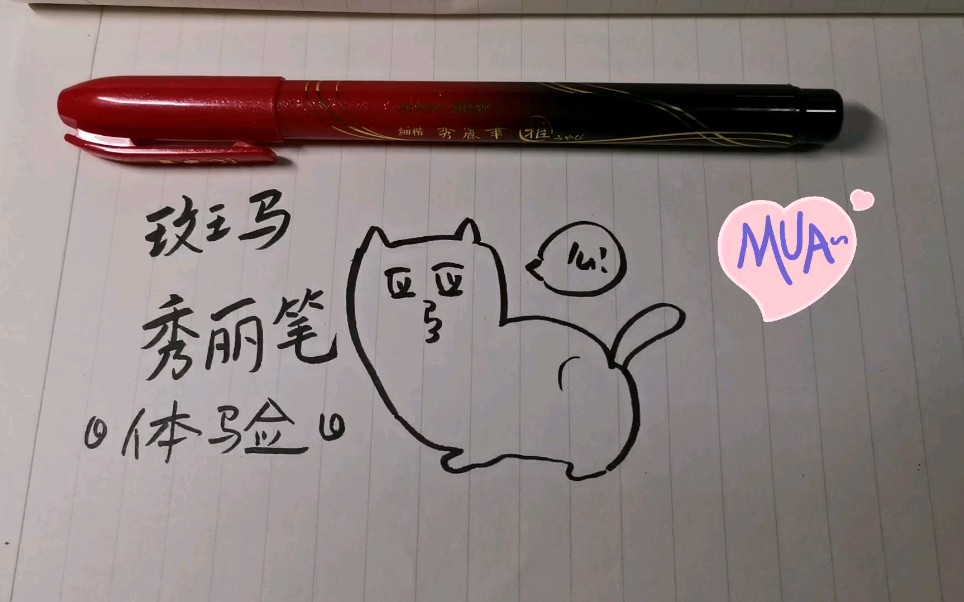 【秀丽笔】斑马秀丽笔的使用体验,顺便秀一下写不好也要写的字