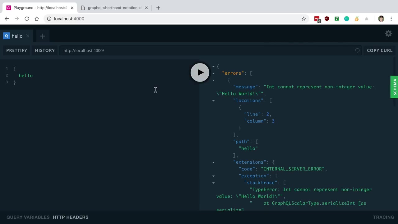 GraphQL入门教程 graphql graph