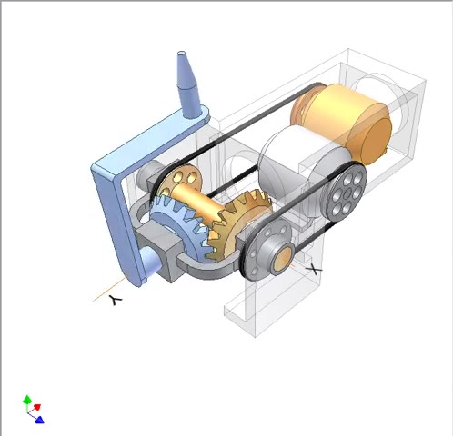 机构动画——控制物体的两个旋转