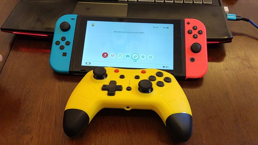 一款性价比非常高的无线手柄支持switch游戏机和电脑pc