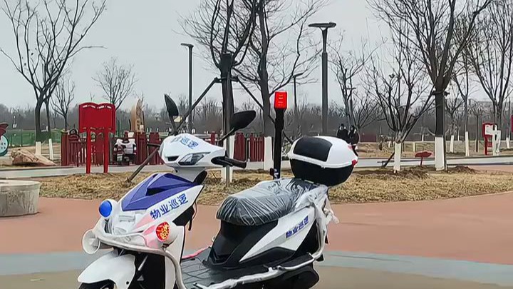 飞野巡逻电动车,48V20A铅酸电池,前碟刹,两轮电摩标准版,适用于物业...