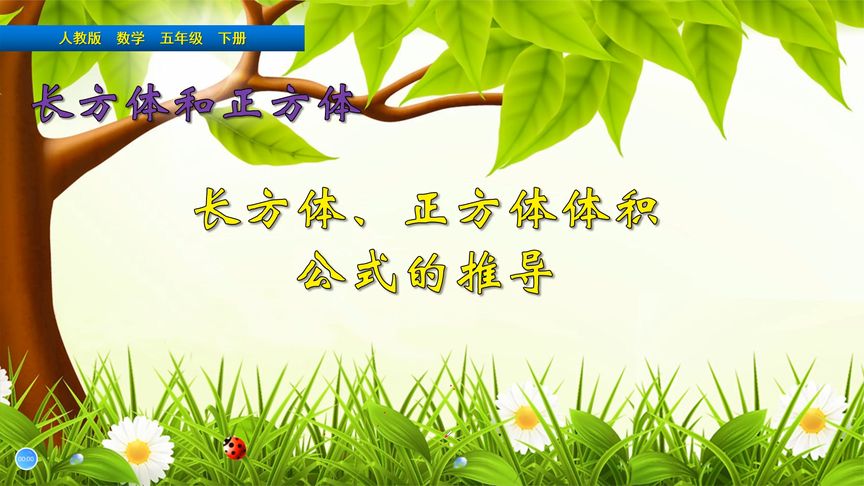 五年级下册数学《长方体和正方体的体积》,学会求体积,学好数学