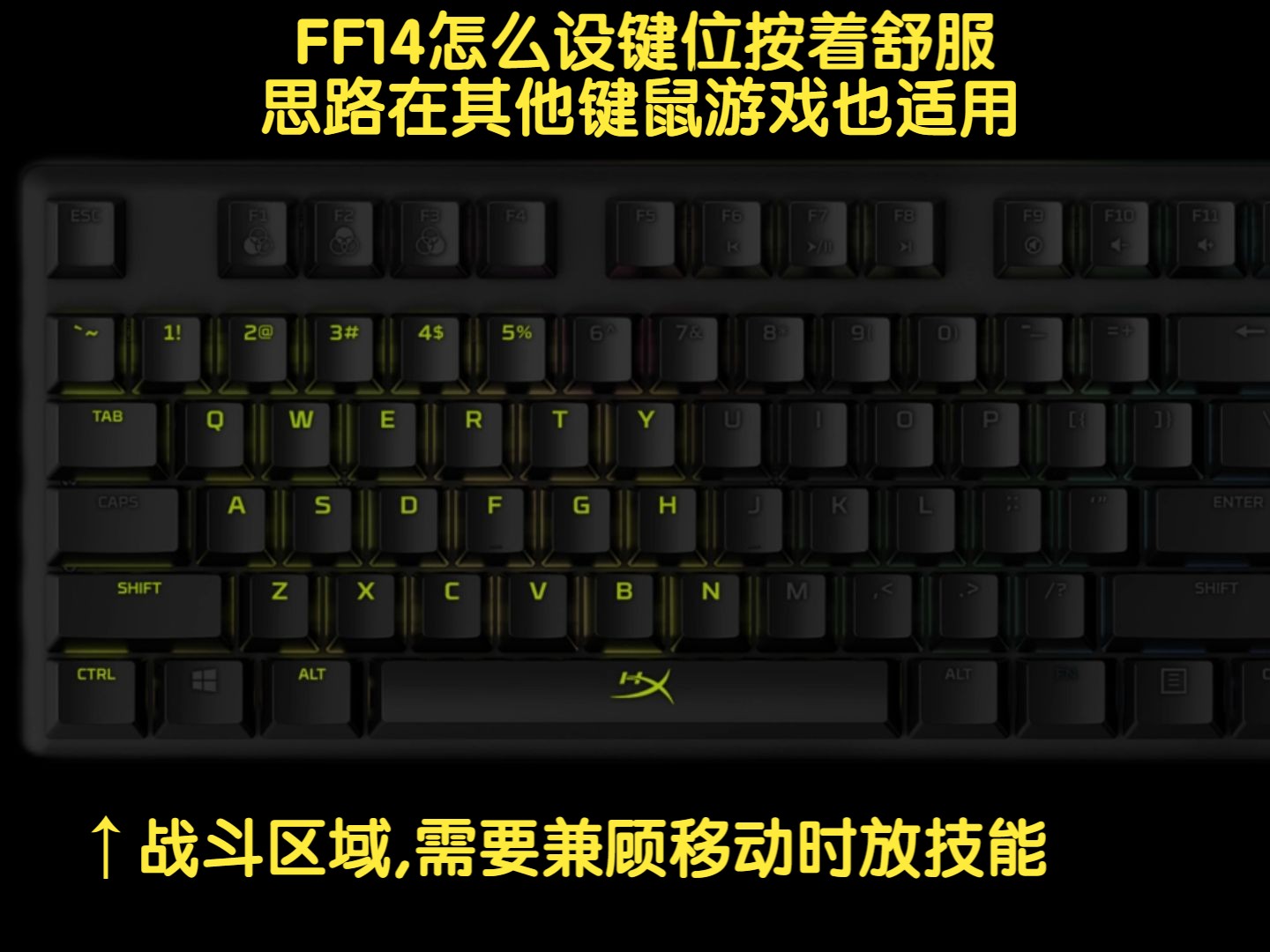 FF14怎么设键位按着舒服