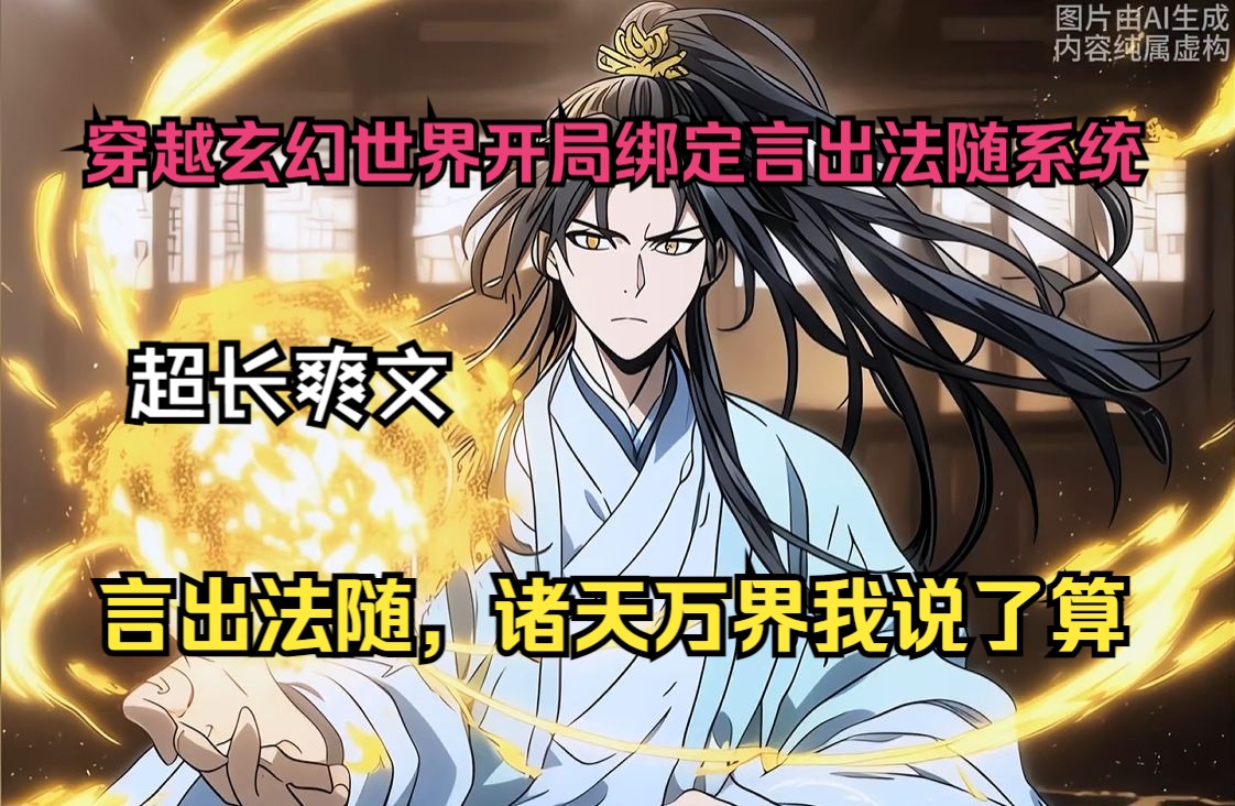 穿越玄幻世界开局绑定无敌吊炸天的言出法随系统,一句话就能要风得...