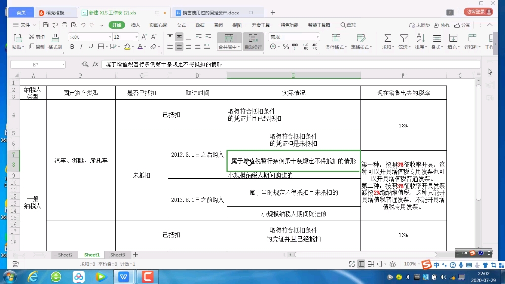 开票指南——销售自己使用过的固定资产